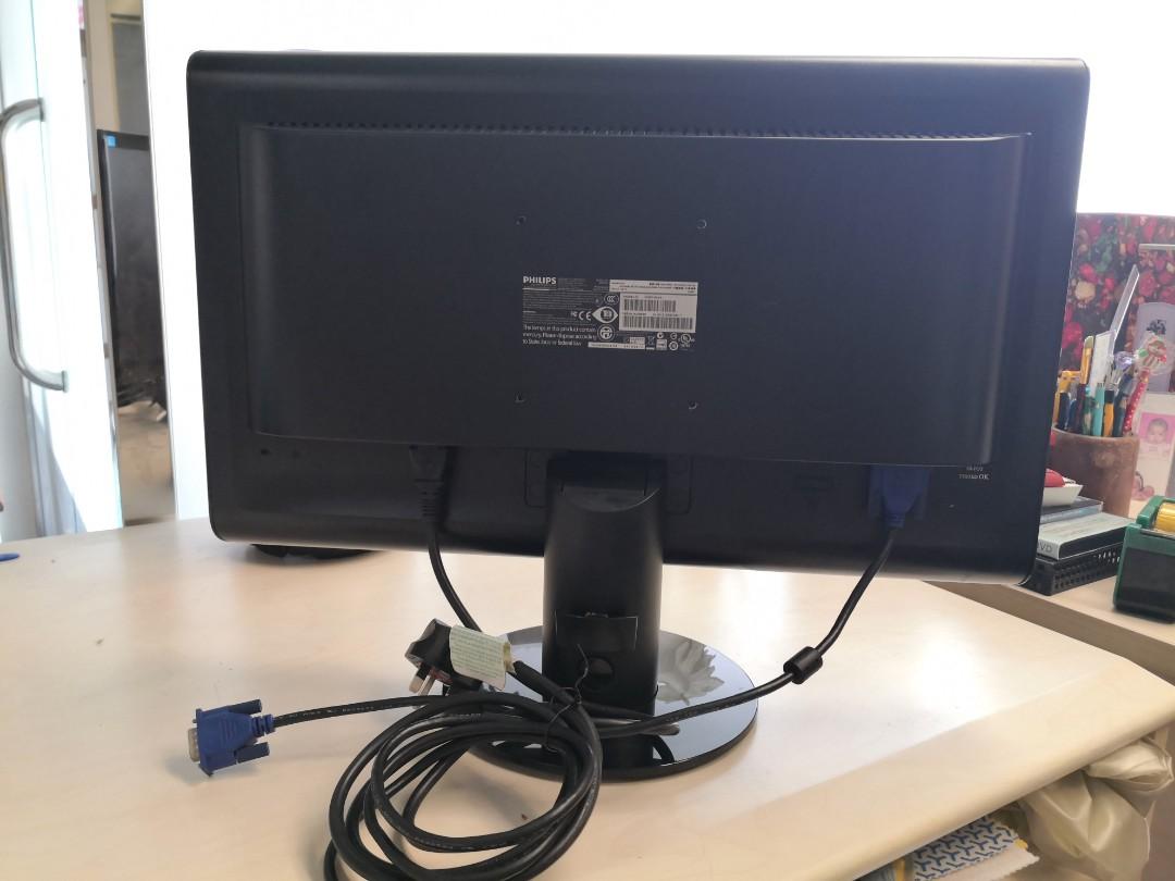 Philips monitor model 223 E, 電腦＆科技, 電腦周邊及配件, 電子屏幕 - Carousell