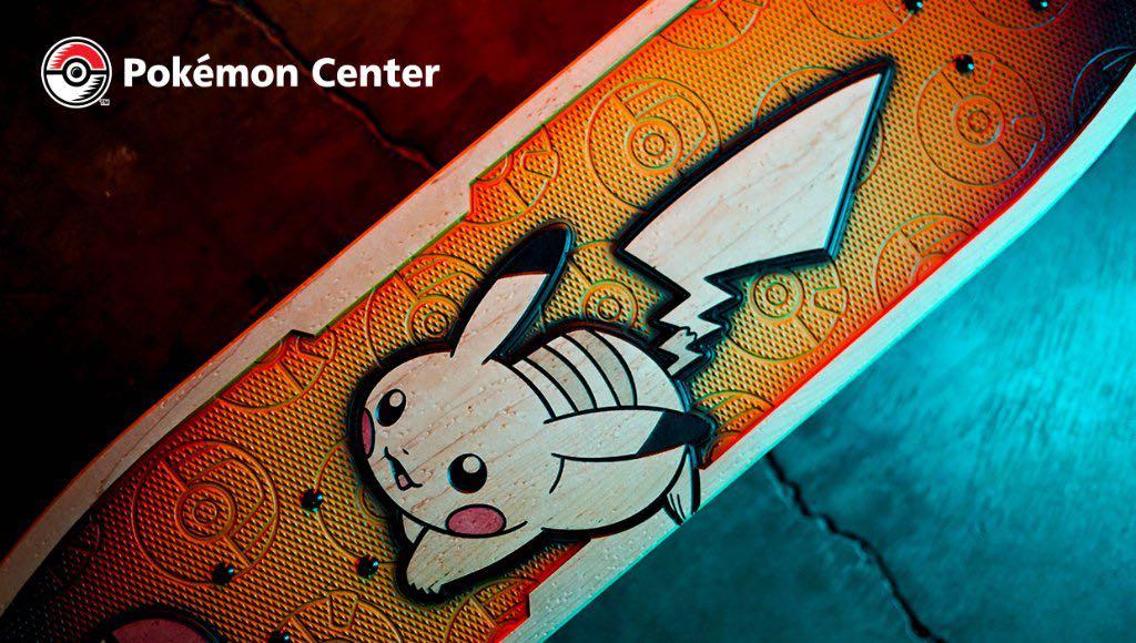 (Preorder) Pokemon 25th anniversary celebrations Pikachu skateboard ...