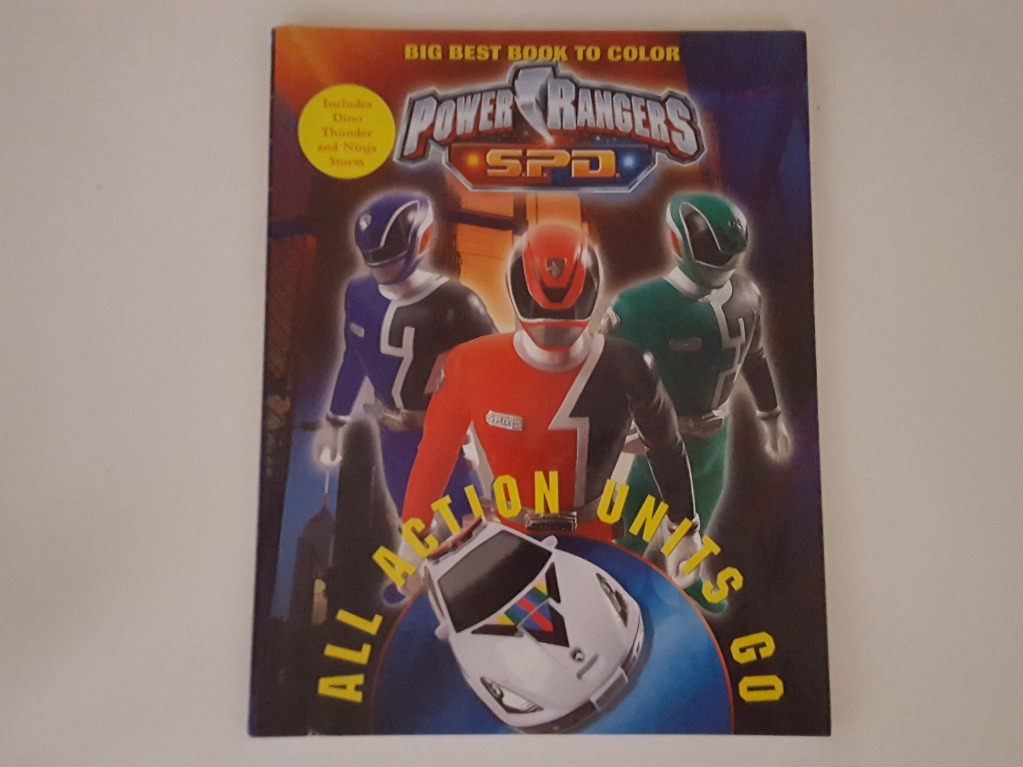 Power Rangers S.P.D. Coloring book, Hobbies & Toys, Books & Magazines ...