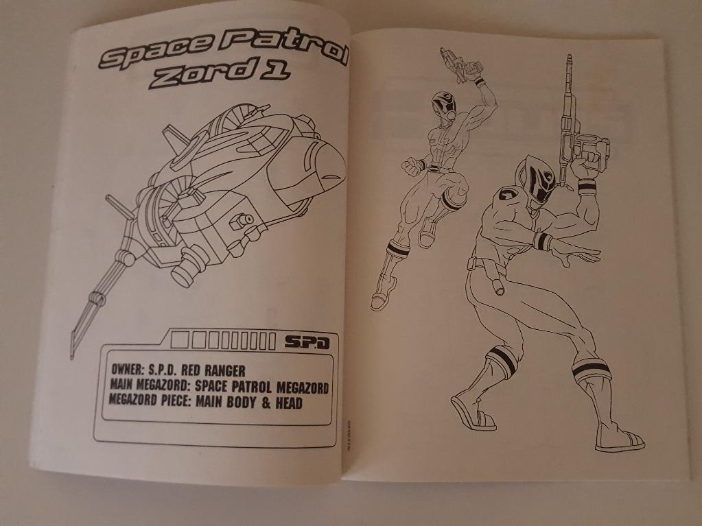 Power Rangers S.P.D. Coloring book, Hobbies & Toys, Books & Magazines ...