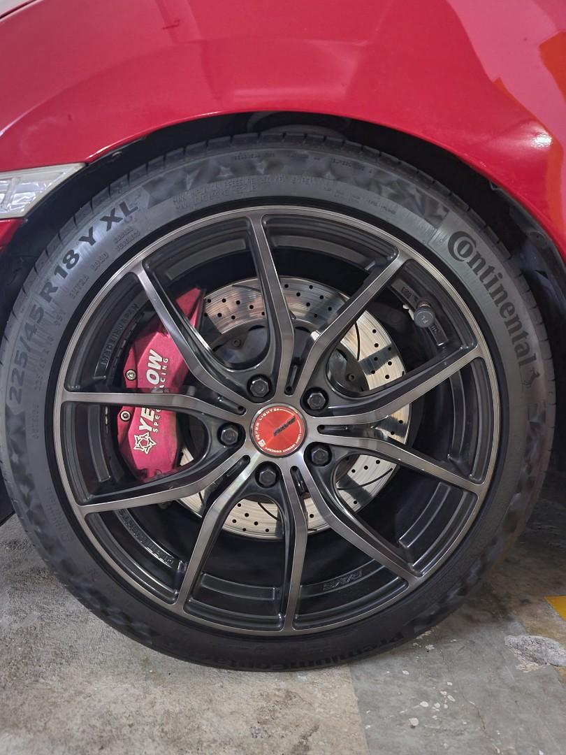 Ray Homura 18' Rims, Car Accessories, Tyres & Rims on Carousell