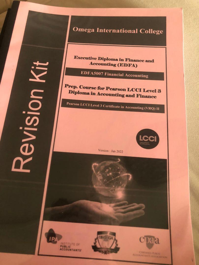 Revision kit for Lcci level 2 & 3, Hobbies & Toys, Books & Magazines ...