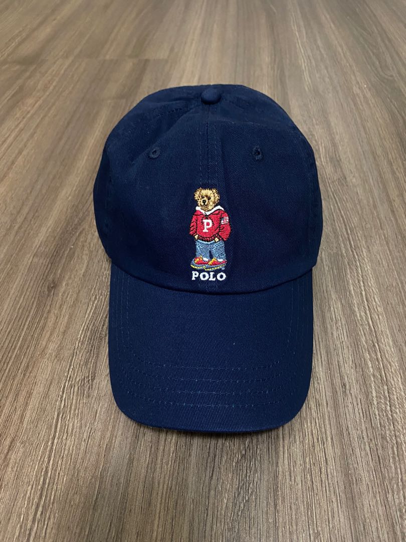 RL POLO BEAR BLUE, Men's Fashion, Watches & Accessories, Caps & Hats on ...