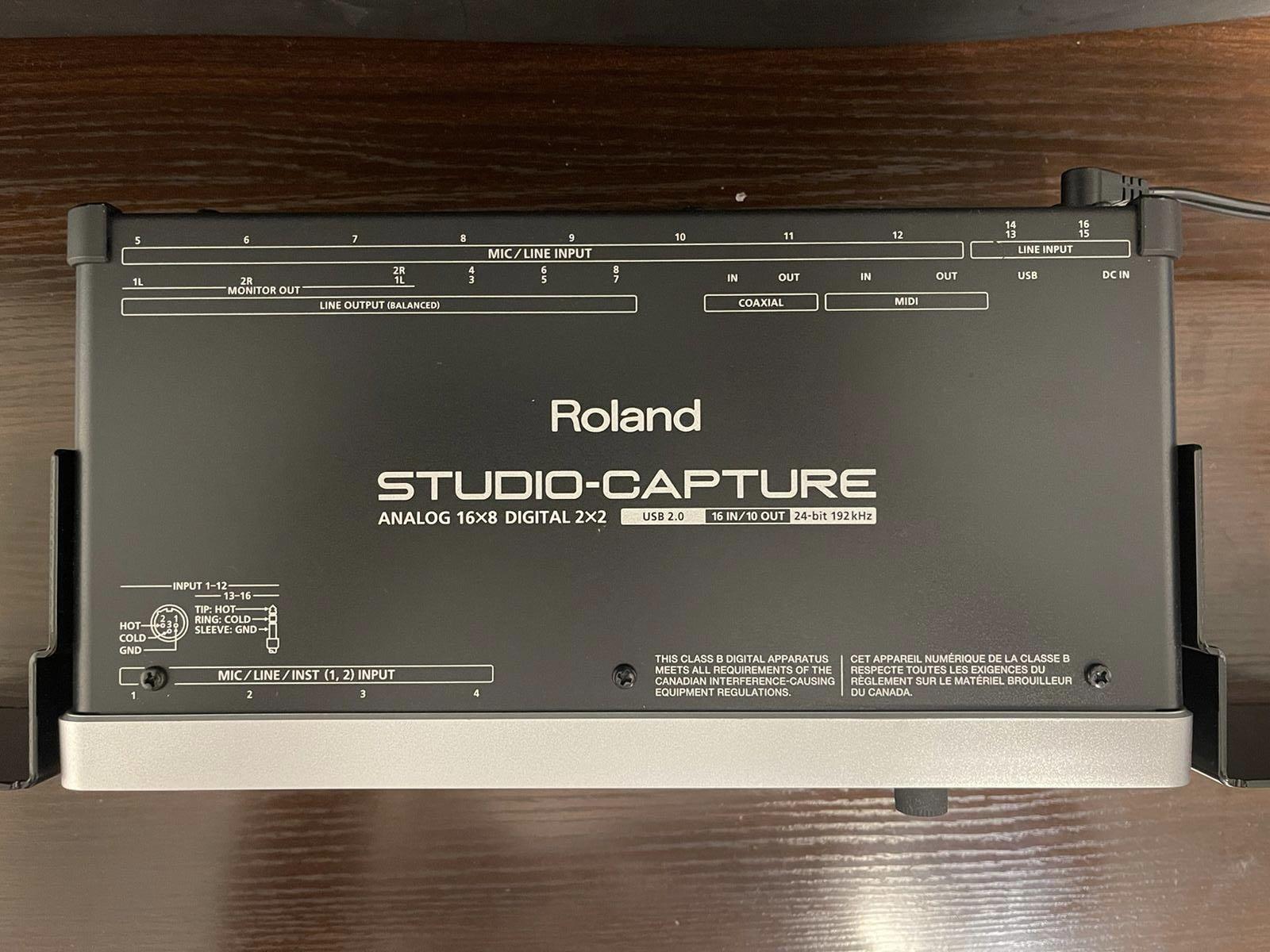 Roland studio-capture usb audio interface, 興趣及遊戲, 音樂、樂器 & 配件, 樂器 ...