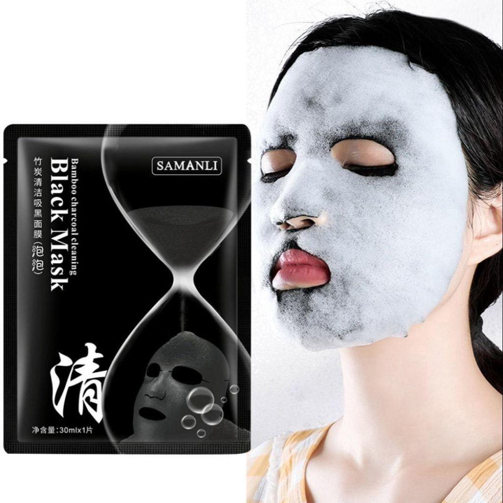 Samanli bubble mask, Beauty & Personal Care, Face, Face Care on Carousell