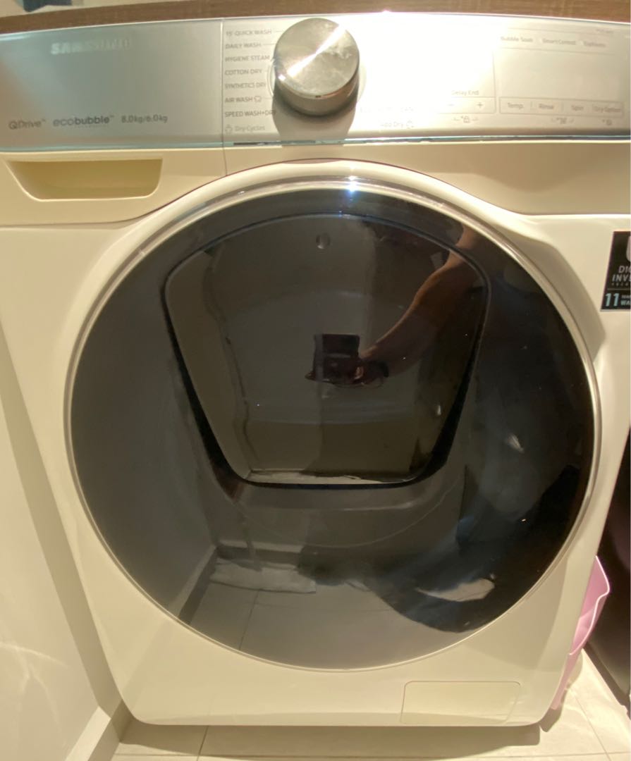 Samsung Qdrive Ecobubble 8/6kg front load Washing Machine with Dryer ...