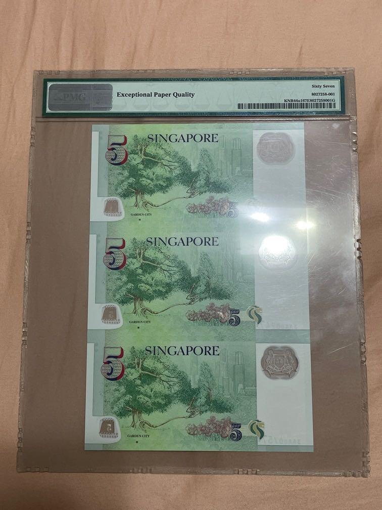SGD $5 Uncut Sheet of 3, Hobbies & Toys, Memorabilia & Collectibles ...