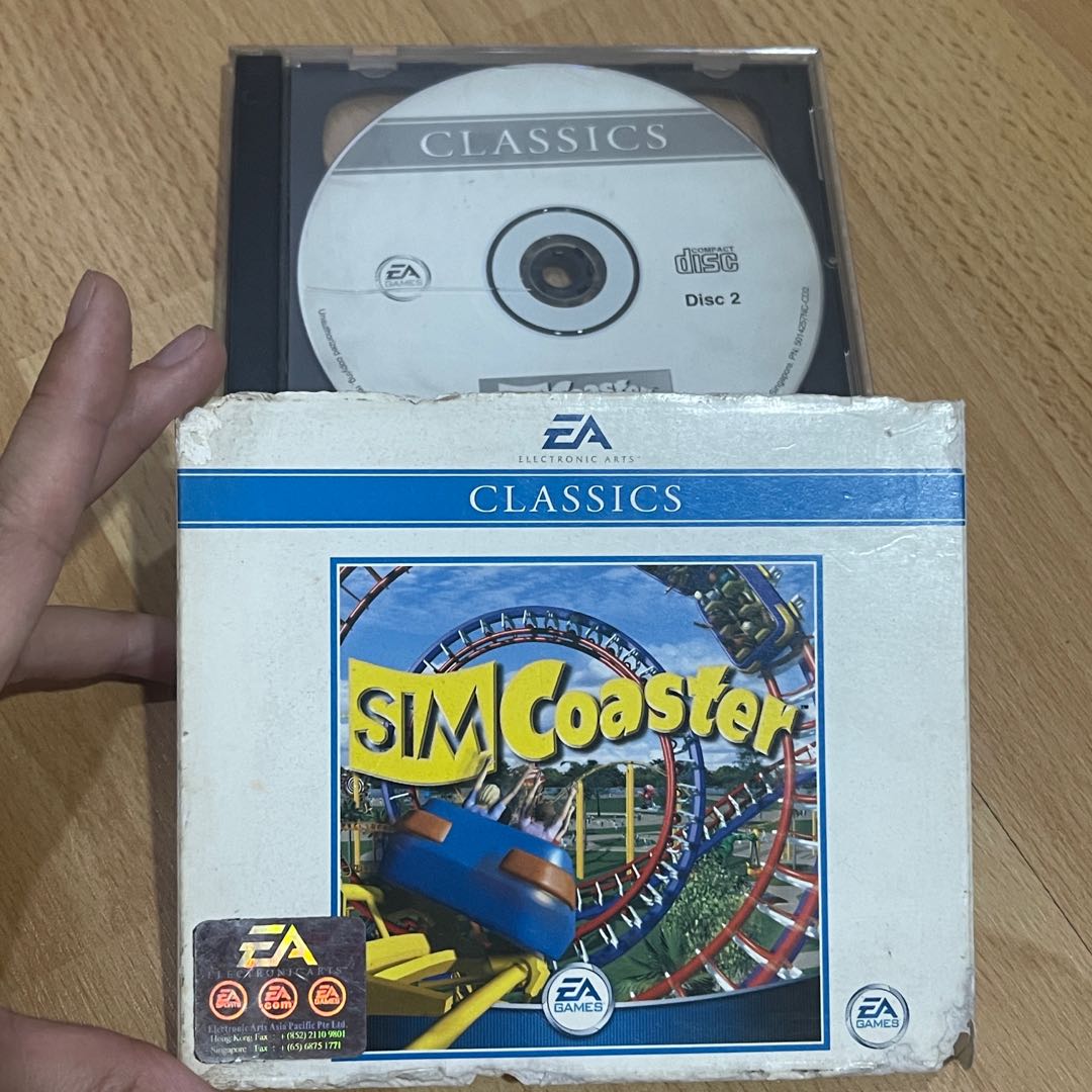Sim coaster EA games for PC 2 disc, Video Gaming, Video Games, Others ...