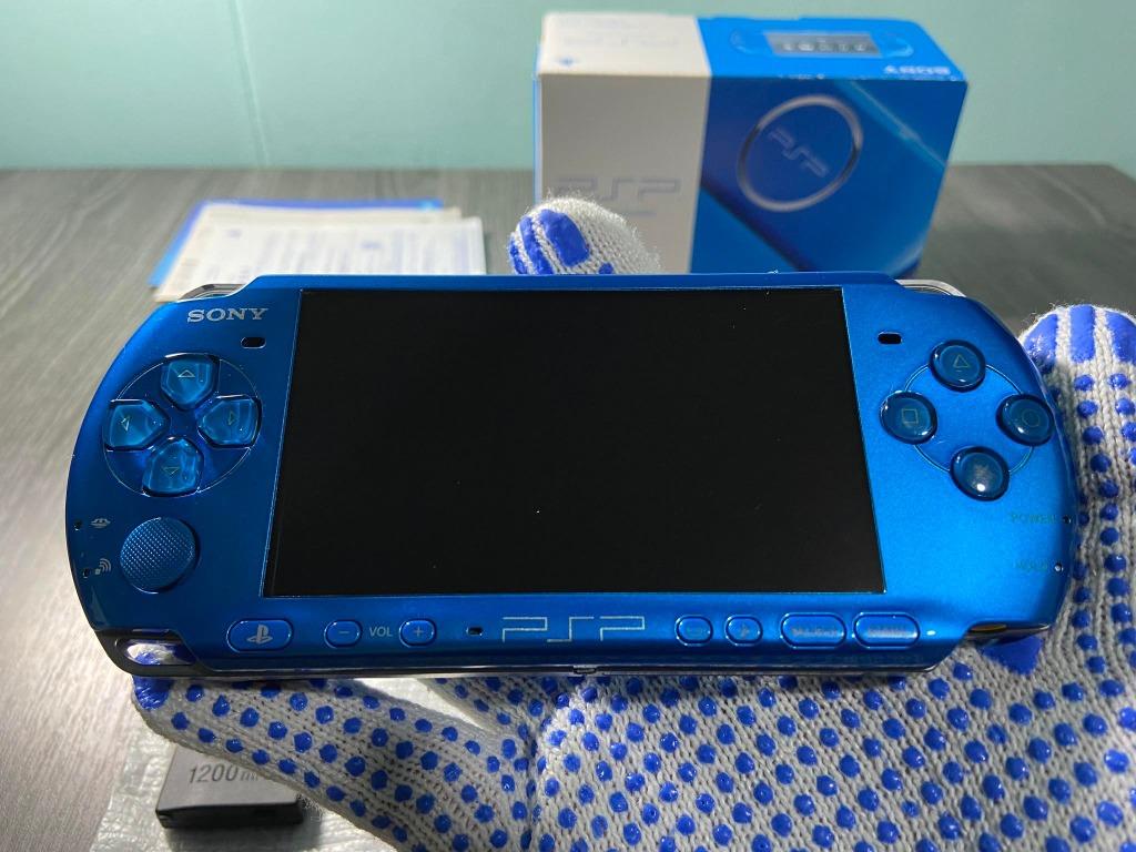 Sony PSP 3000 Vibrant Blue Carnival Color, Video Gaming, Video Game Consoles, PlayStation on ...