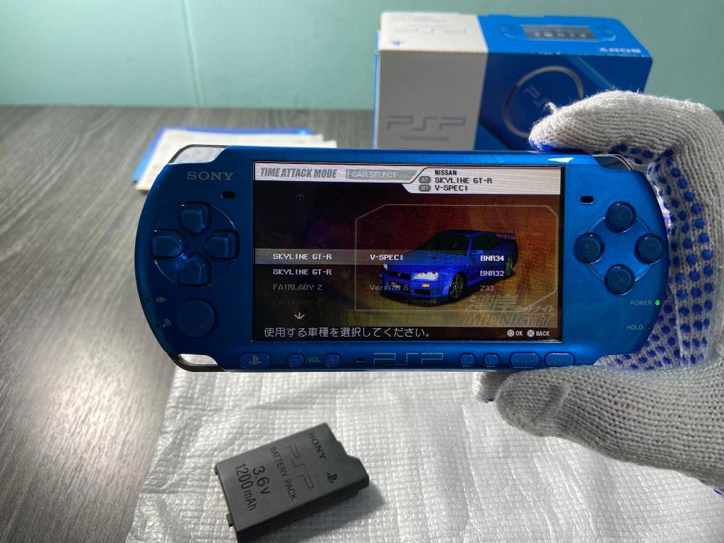 Sony PSP 3000 Vibrant Blue Carnival Color, Video Gaming, Video Game Consoles, PlayStation on ...