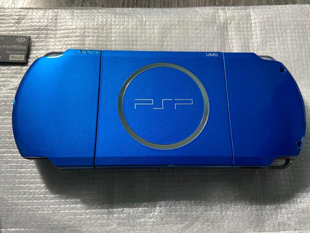 Sony PSP 3000 Vibrant Blue Carnival Color, Video Gaming, Video Game Consoles, PlayStation on ...