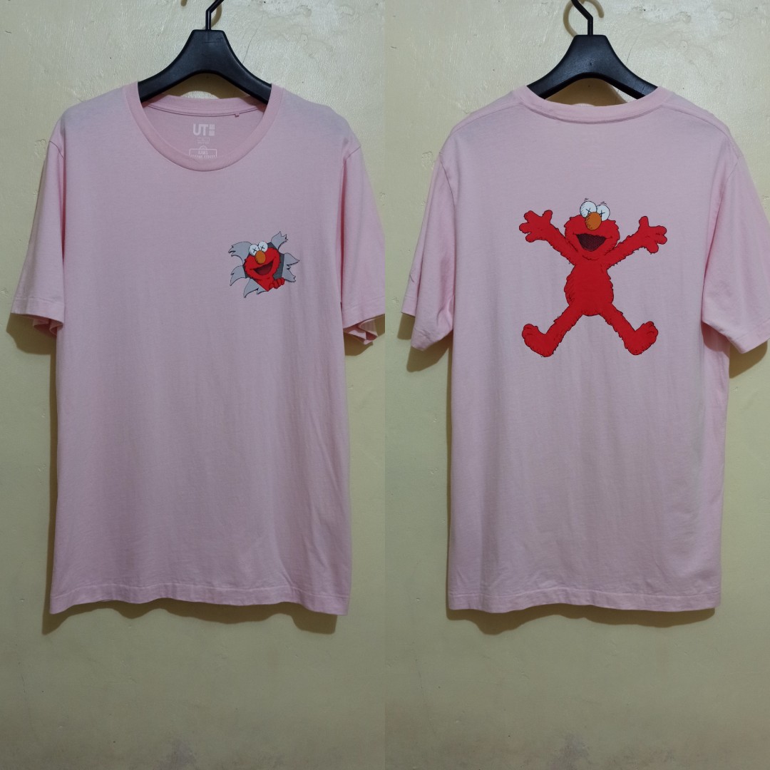 Uniqlo X Kaws elmo shirt, Men's Fashion, Tops & Sets, Tshirts & Polo ...
