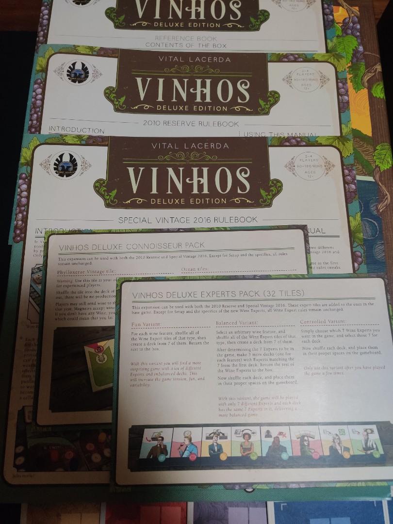 Vinhos Deluxe Edition + 2 expansion, Hobbies & Toys, Toys & Games on ...