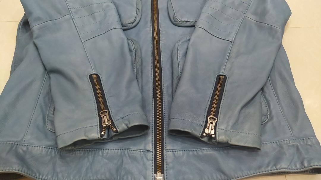 VINTAGE G-STAGE GENUINE LEATHER JACKET, Men's Fashion, Coats, Jackets ...