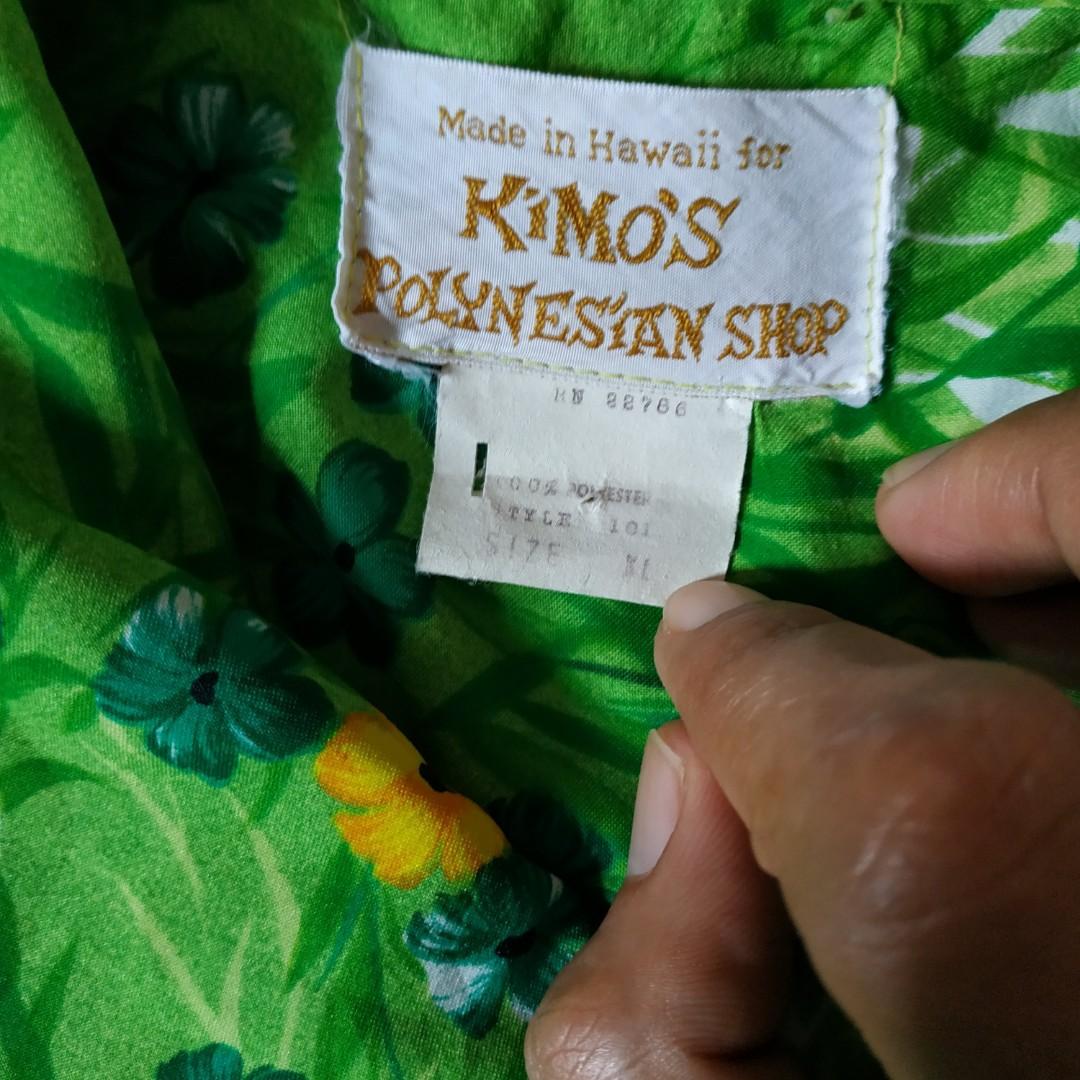 Vintage Kimo's Polynesian Shop Hawaiin polo shirt, Men's Fashion, Tops ...