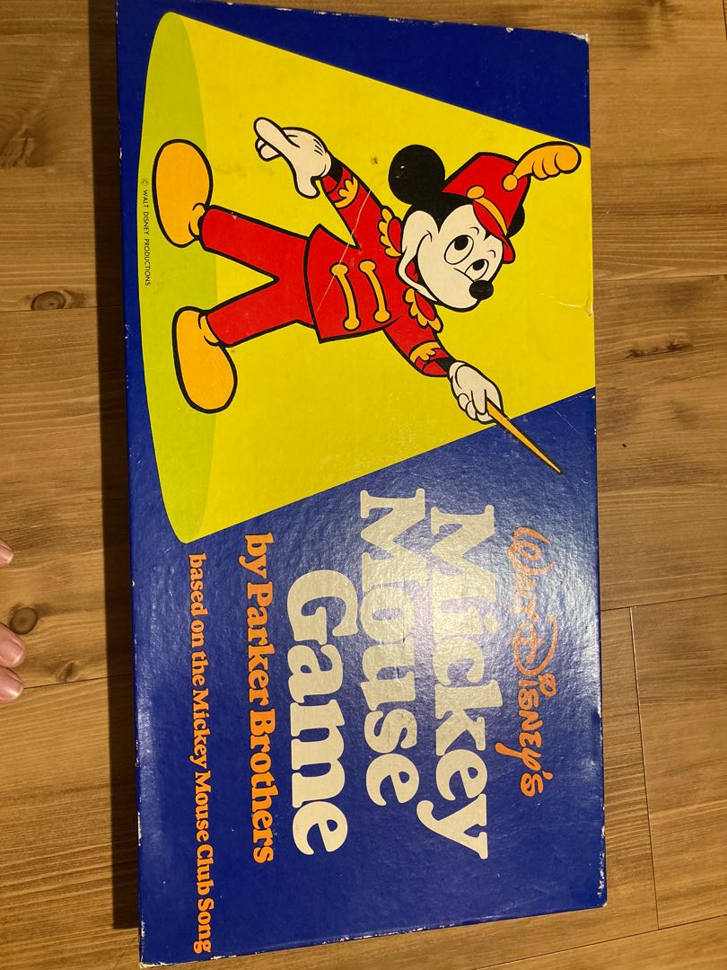 Vintage Mickey Mouse Game, Hobbies & Toys, Toys & Games on Carousell