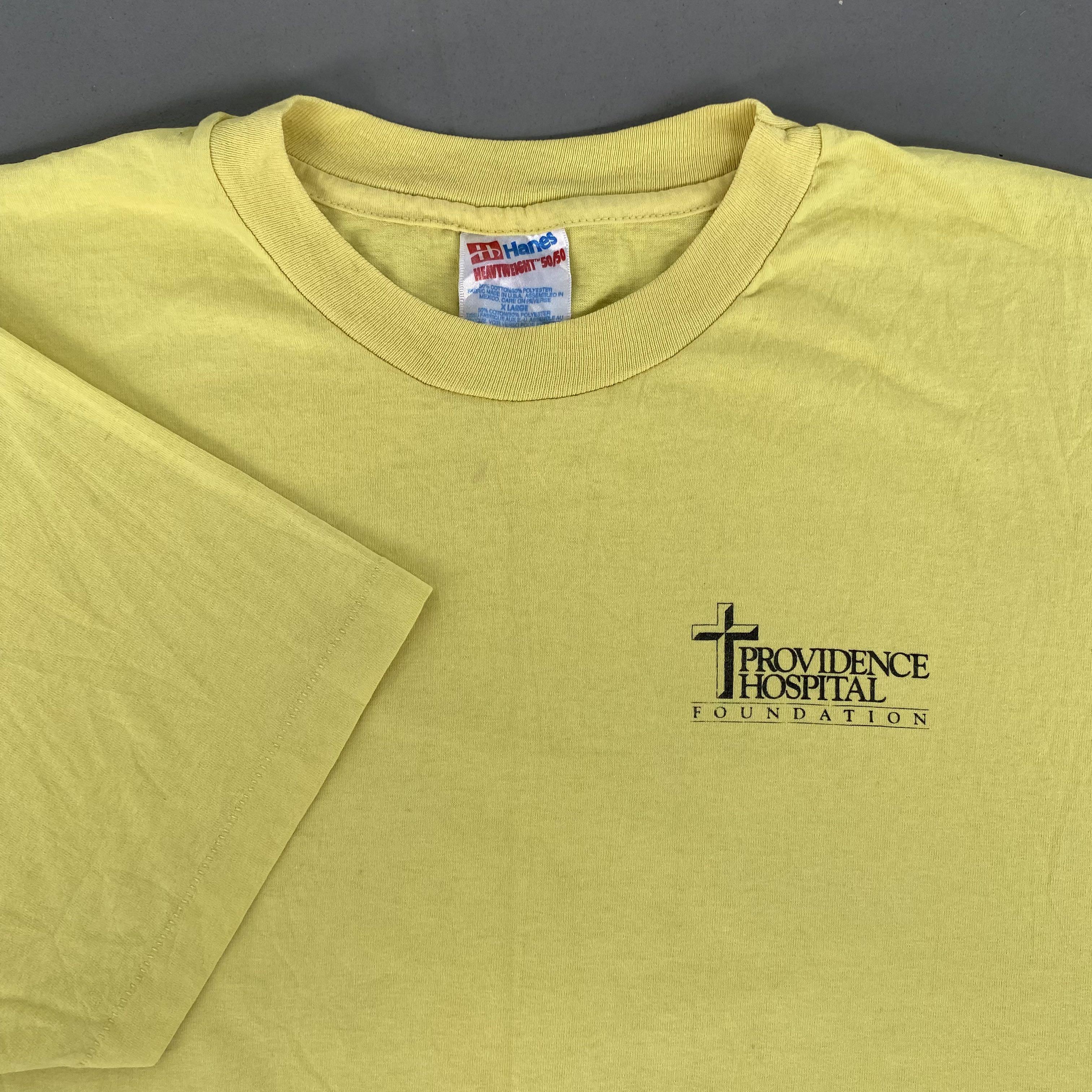 Vintage Providence Hospital Foundation Employees Tee Shirt 90s, Men's ...