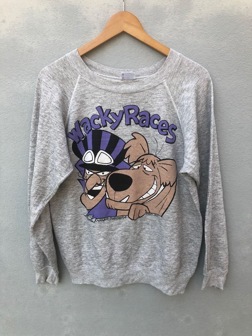 Vintage Wacky Races Usa Sweatshirt, Men's Fashion, Tops & Sets, Hoodies ...