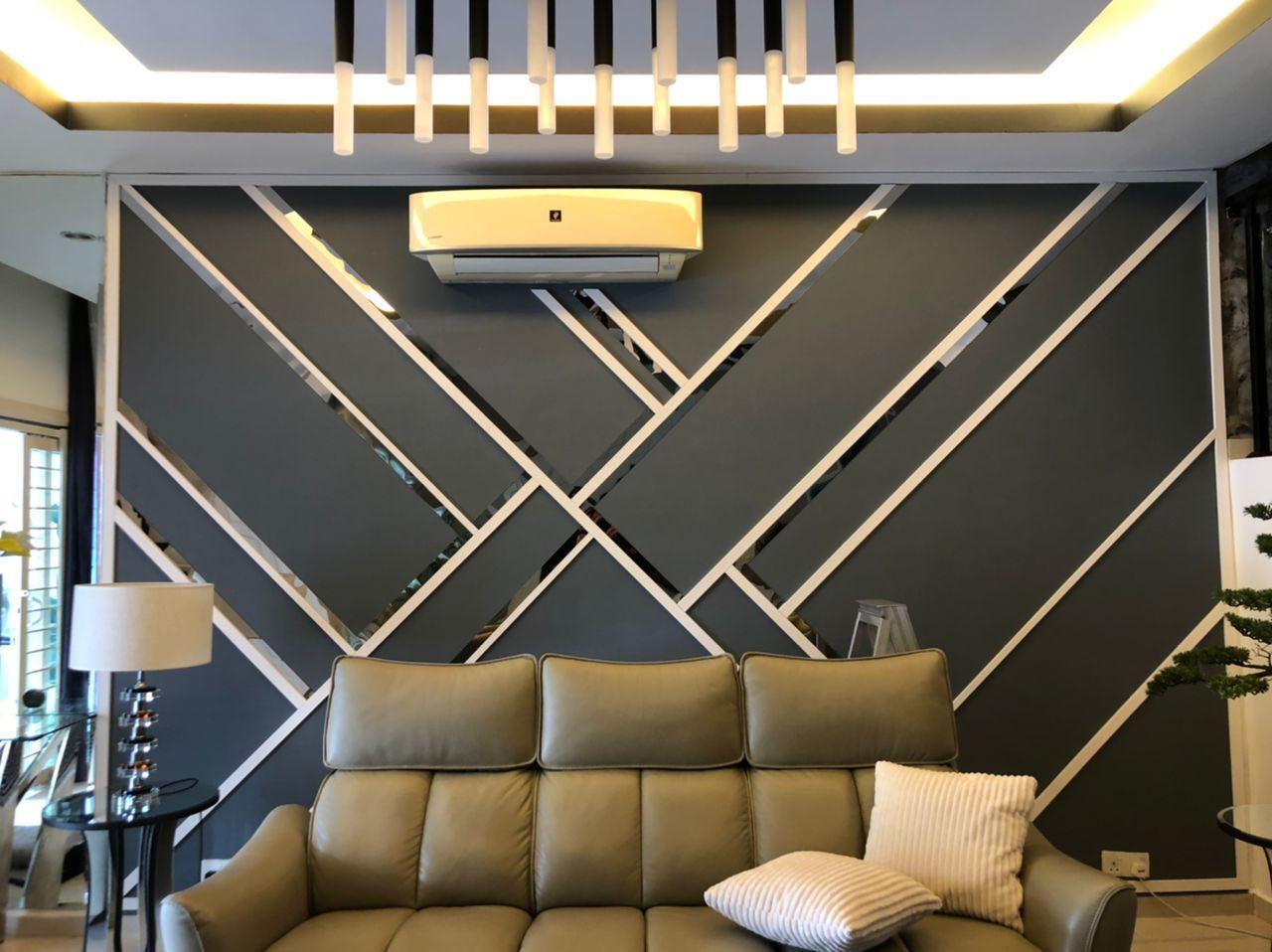 Wainscoting Panelling Mirror Murah, Furniture & Home Living, Home Decor ...