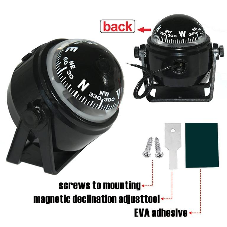 Waterproof LED Light Electronic Navigation Compas, Sports Equipment ...
