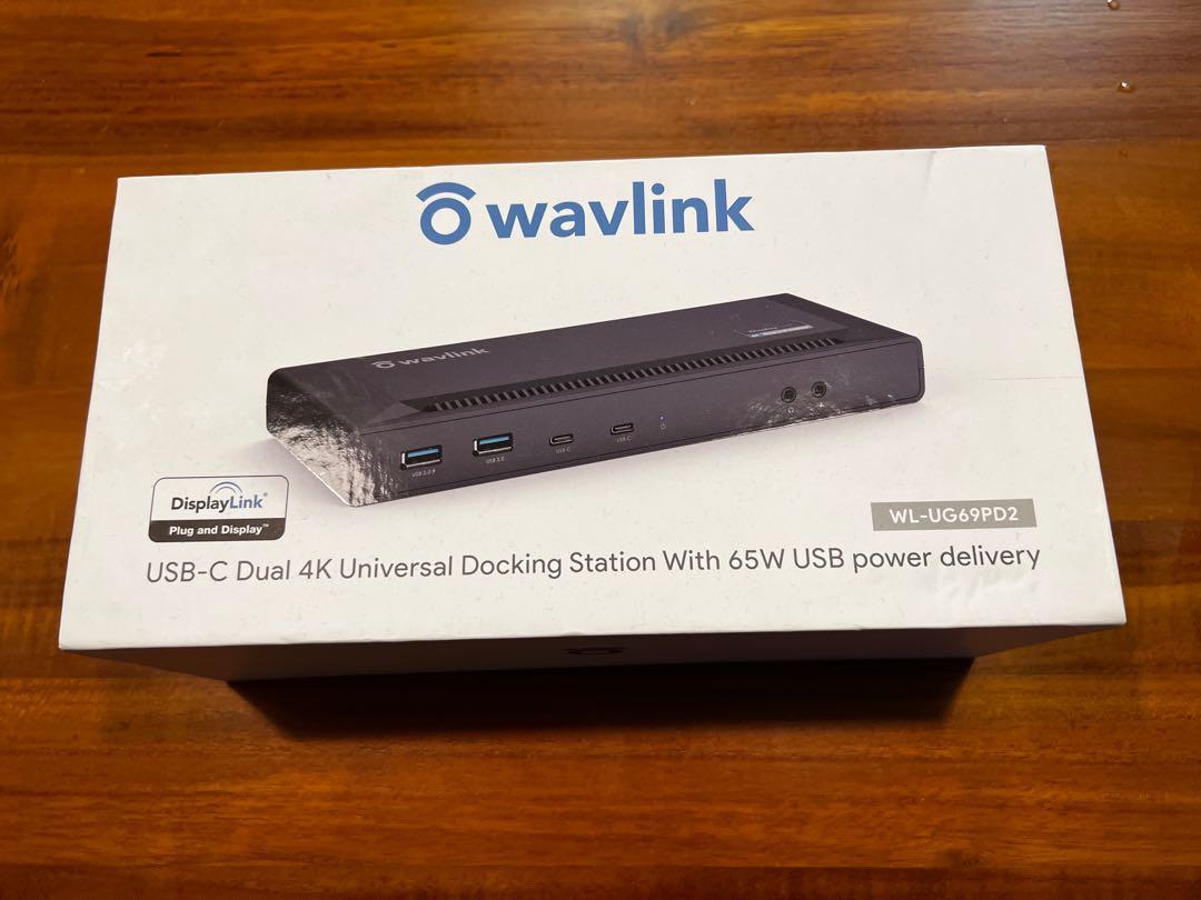 Wavlink USB-C Dual 4K Docking Station with Power Delivery, Computers ...