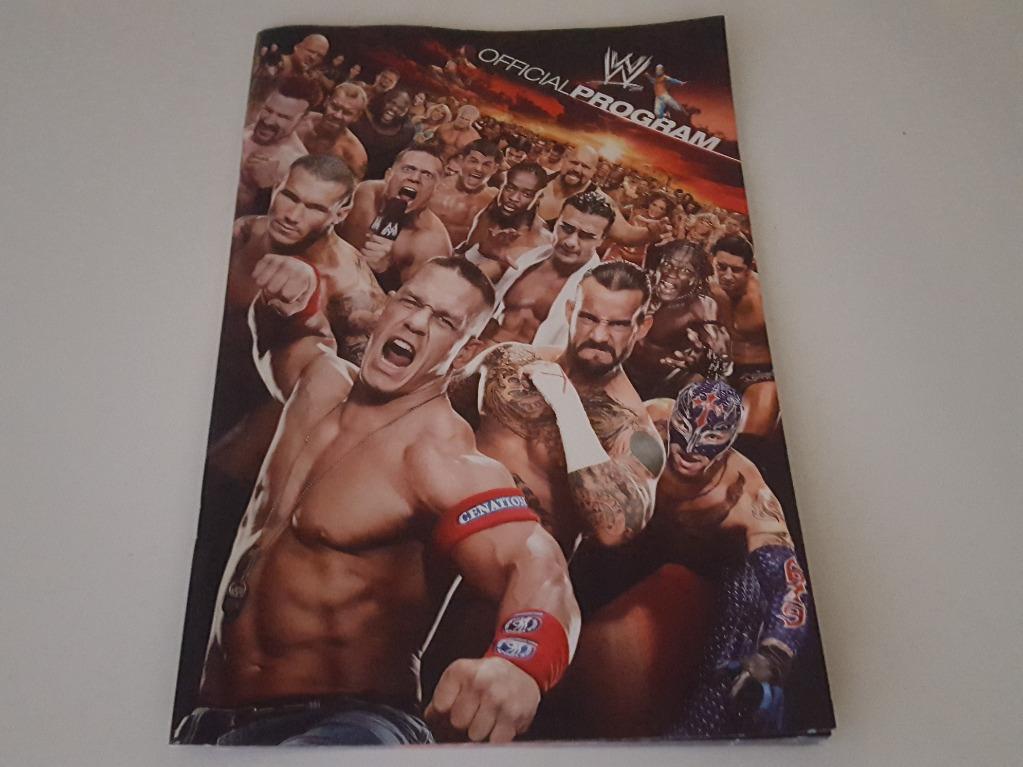 WWE Official Programme book, Hobbies & Toys, Books & Magazines, Fiction ...