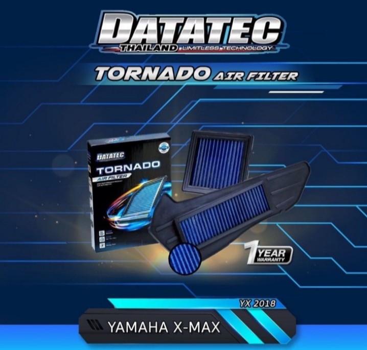 Xmax datatec tornado air & cvt filter., Motorcycles, Motorcycle ...