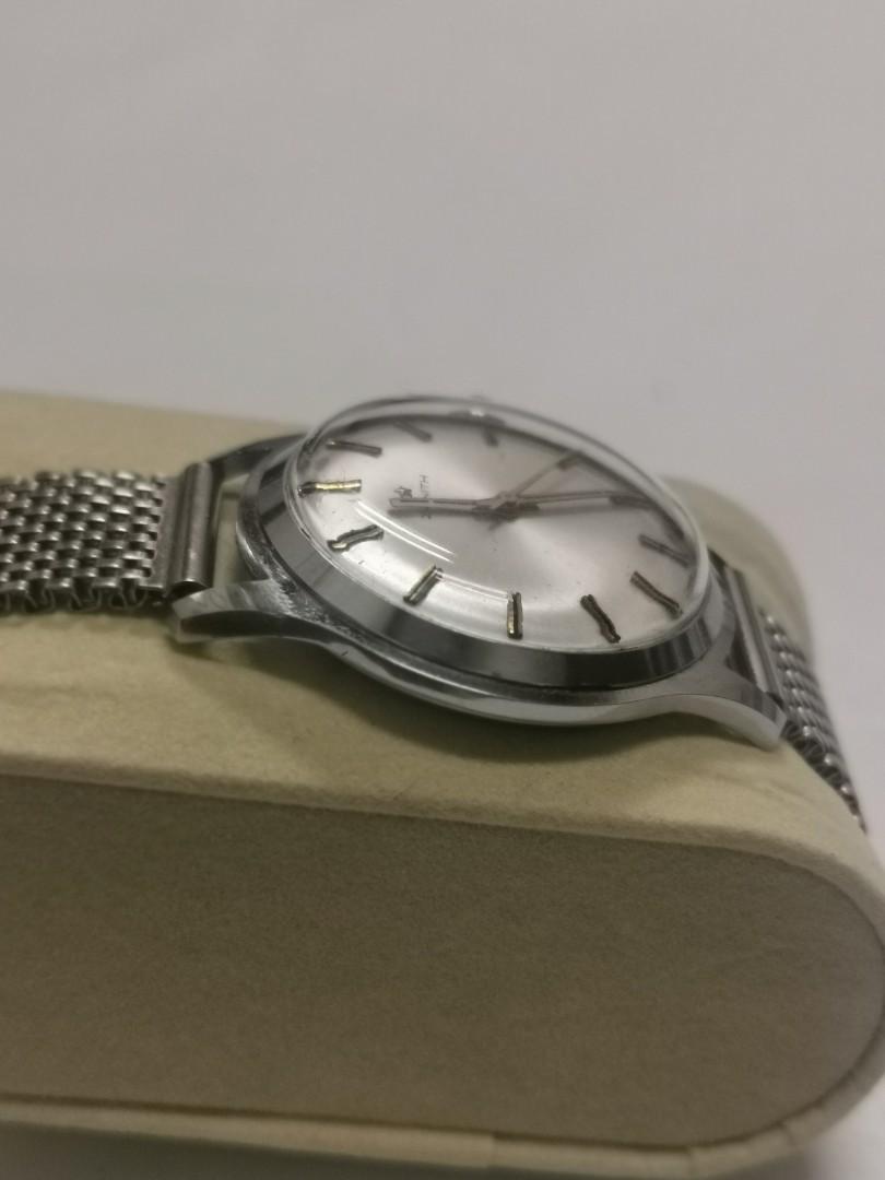 Zenith Fond Acier Inoxydable Vintage, Luxury, Watches on Carousell
