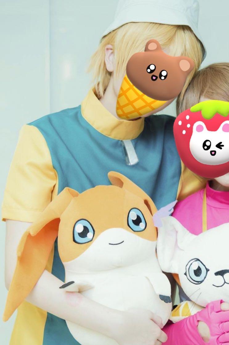 數碼暴龍02 cosplay 高石岳 阿猛cos服 Digimon 02 Takaishi Takeru, 其他, 其他 - Carousell