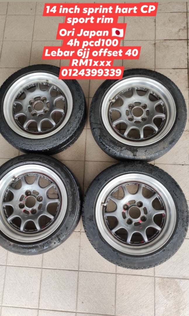14 inch sprint hart CP sport rim, Auto Accessories on Carousell