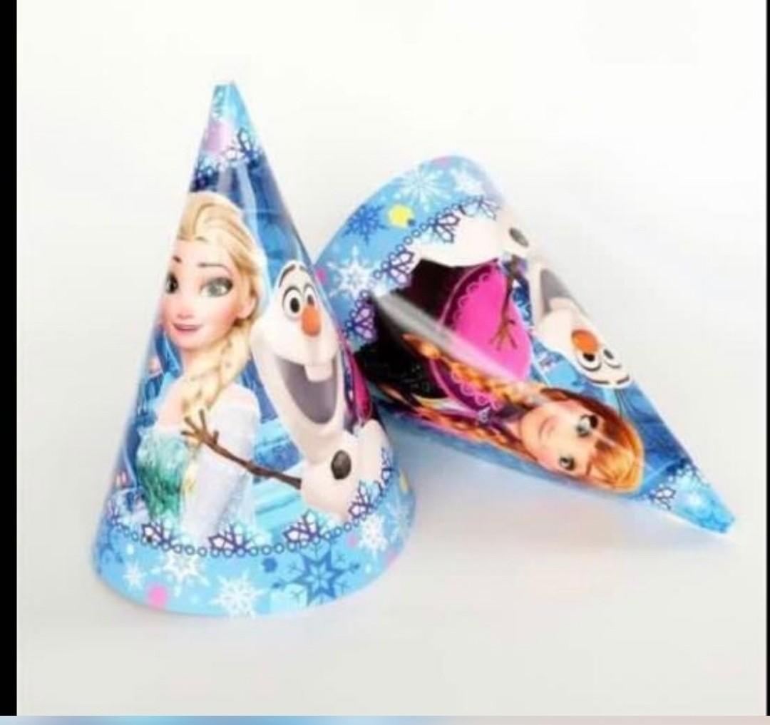 20pc Frozen Paper Cups Plates Happy Birthday Party Girl Elsa Anna ...