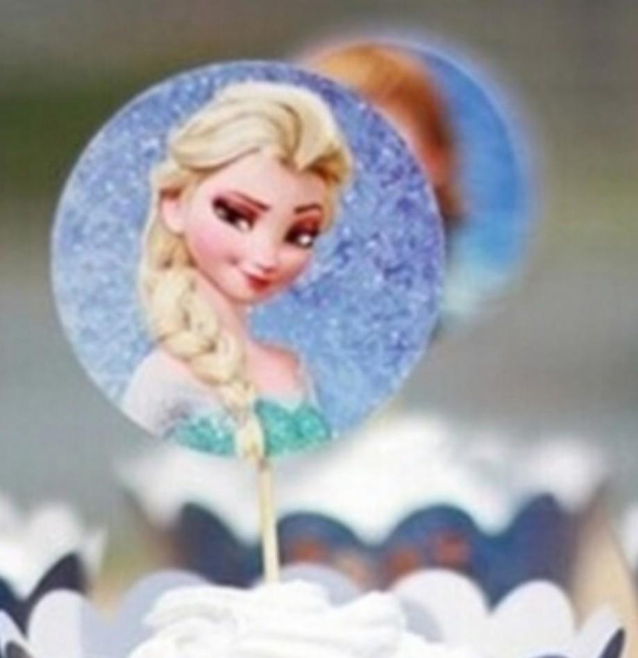 20pc Frozen Paper Cups Plates Happy Birthday Party Girl Elsa Anna ...