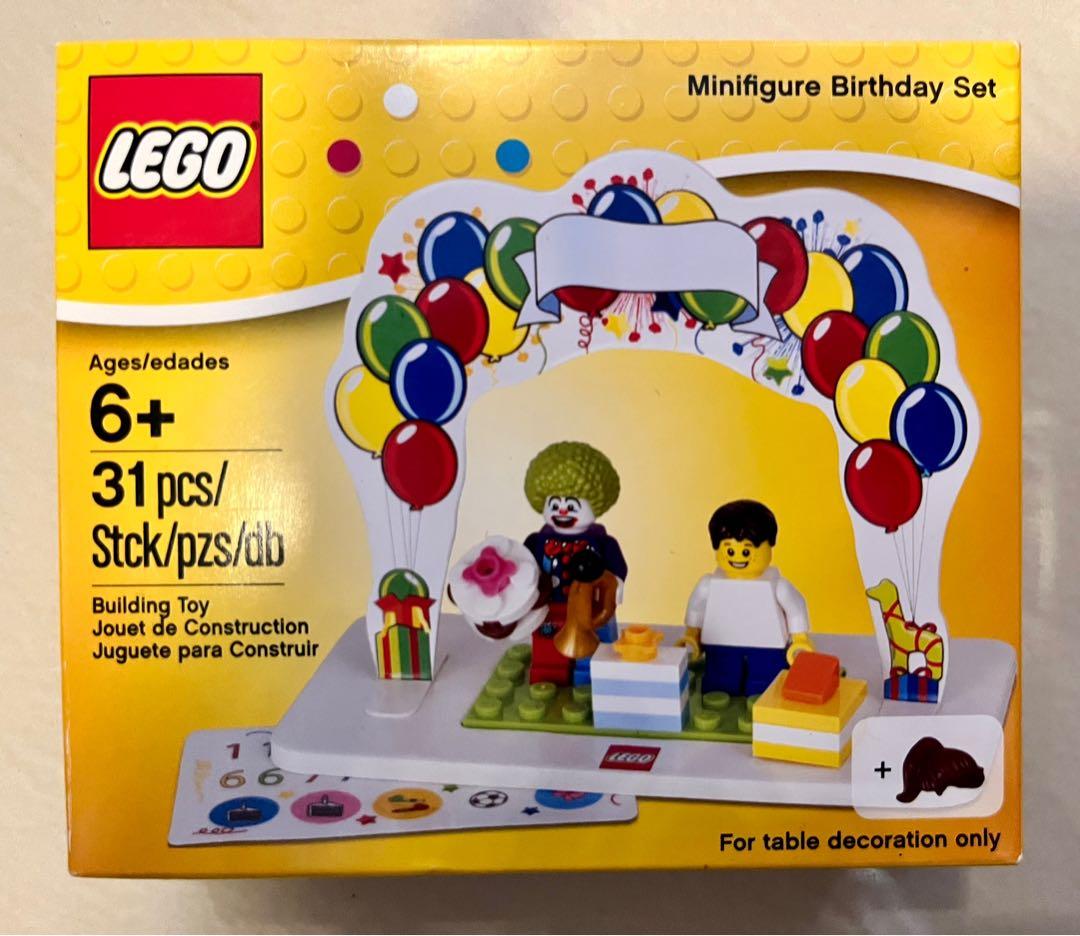 全新 Lego Minifigure Birthday Set 生日派對, 興趣及遊戲, 玩具 & 遊戲類 - Carousell