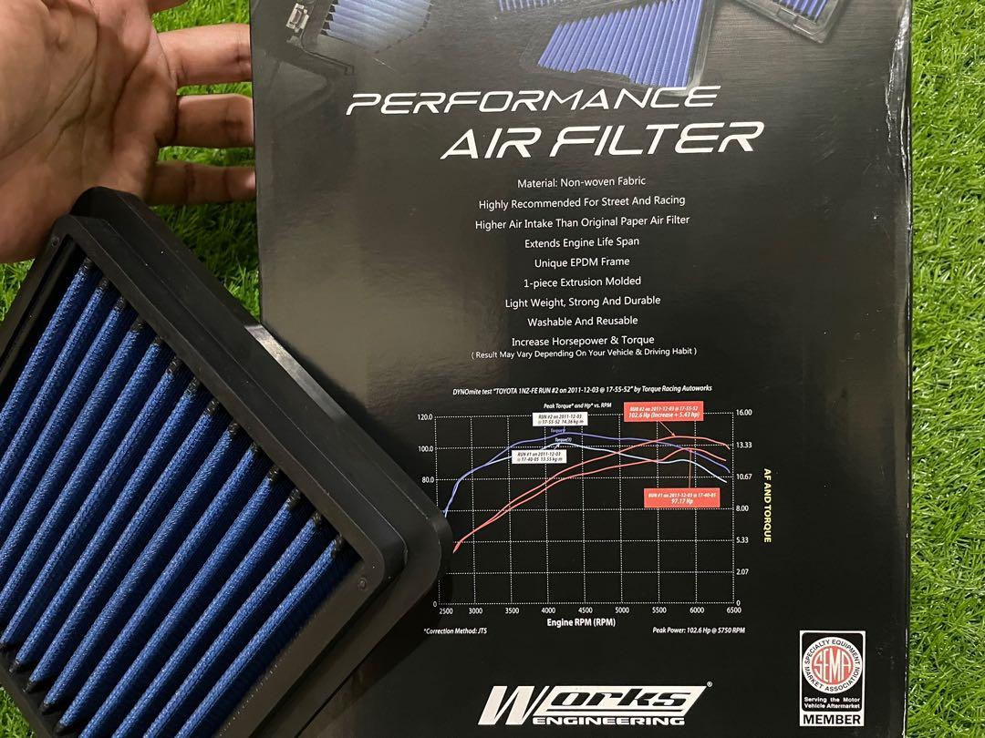 Air Filter Works Honda Jazz Ge City TMO, Auto Accessories on Carousell
