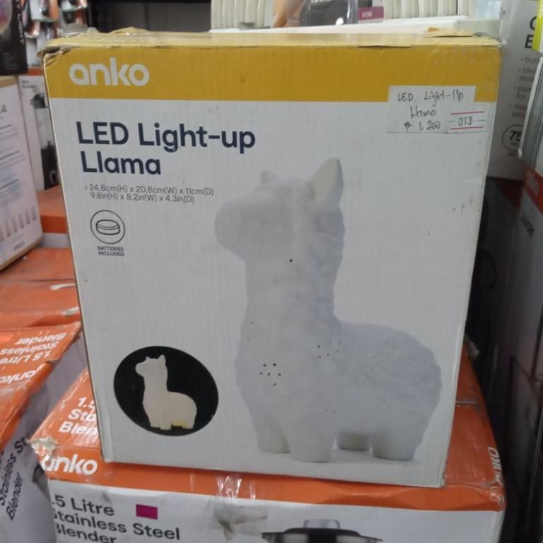 ANKO LED LIGHT UP LAMA, Furniture & Home Living, Lighting & Fans ...
