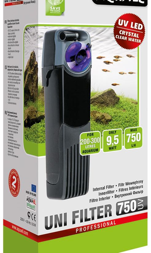 Aquael Uni 750 Aquarium filter With uv, Pet Supplies, Homes & Other Pet ...