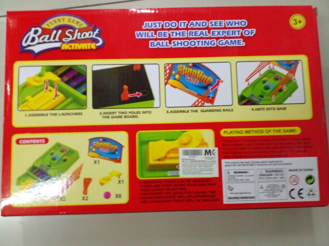 Ball shooting game, Hobbies & Toys, Toys & Games on Carousell