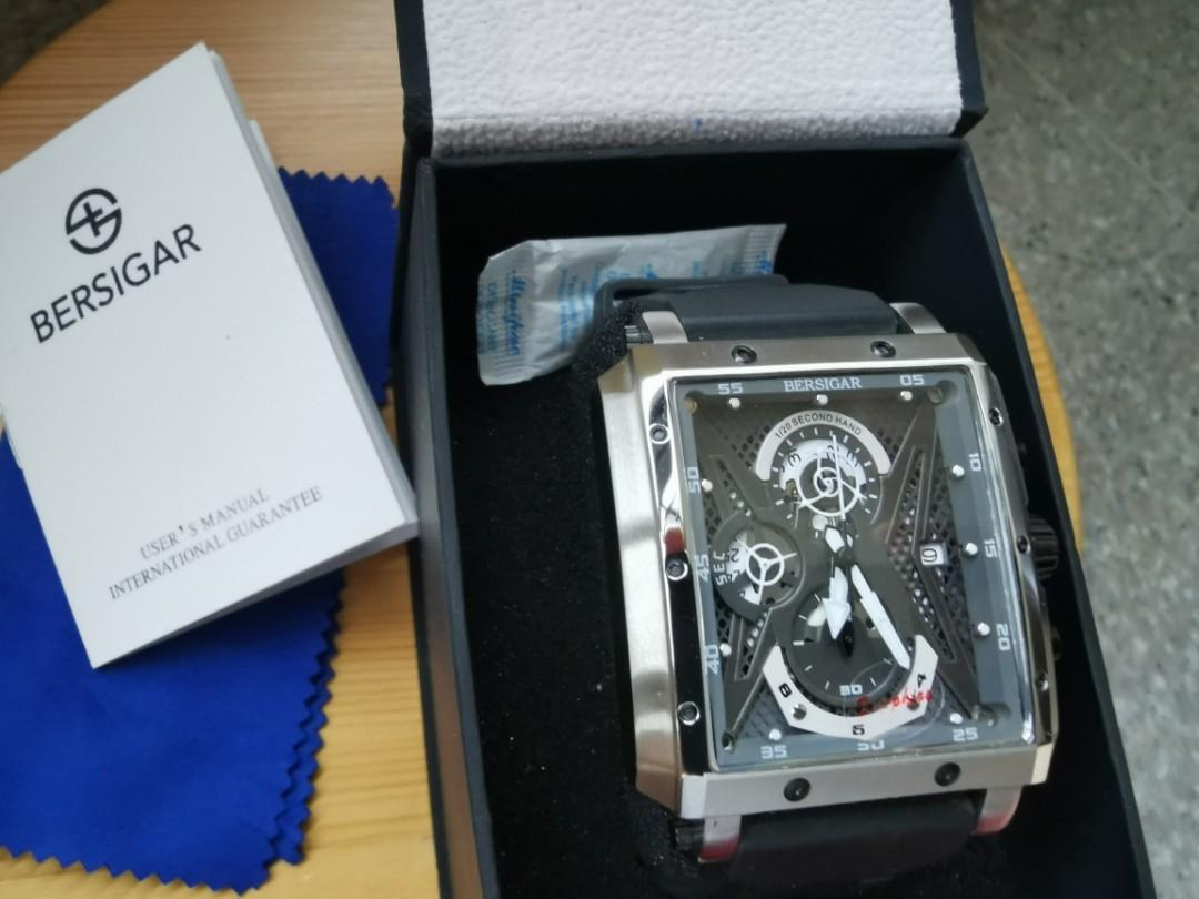 Bersigar - Seiko YM92 movement tonneau, Luxury, Watches on Carousell