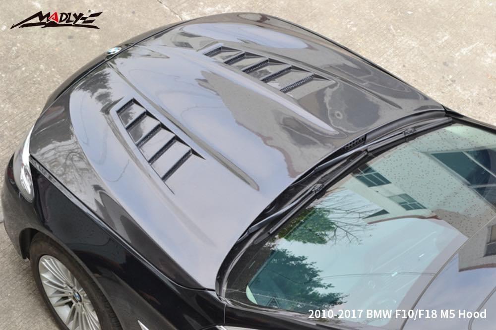 BMW F10 2011-2016 M5 Vented carbon fiber front bonnet hood, Everything ...