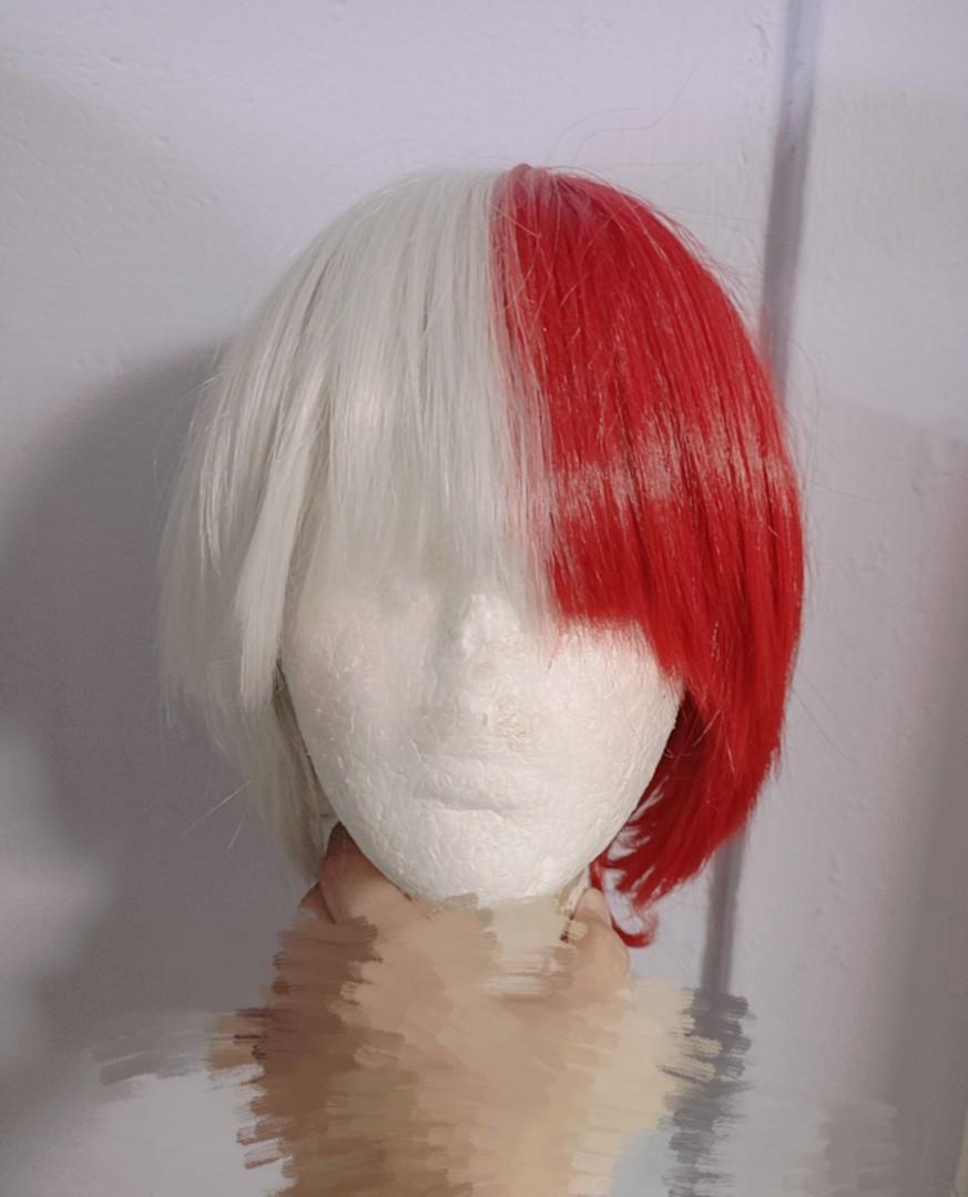 BNHA Todoroki wig, Hobbies & Toys, Memorabilia & Collectibles, J-pop on ...