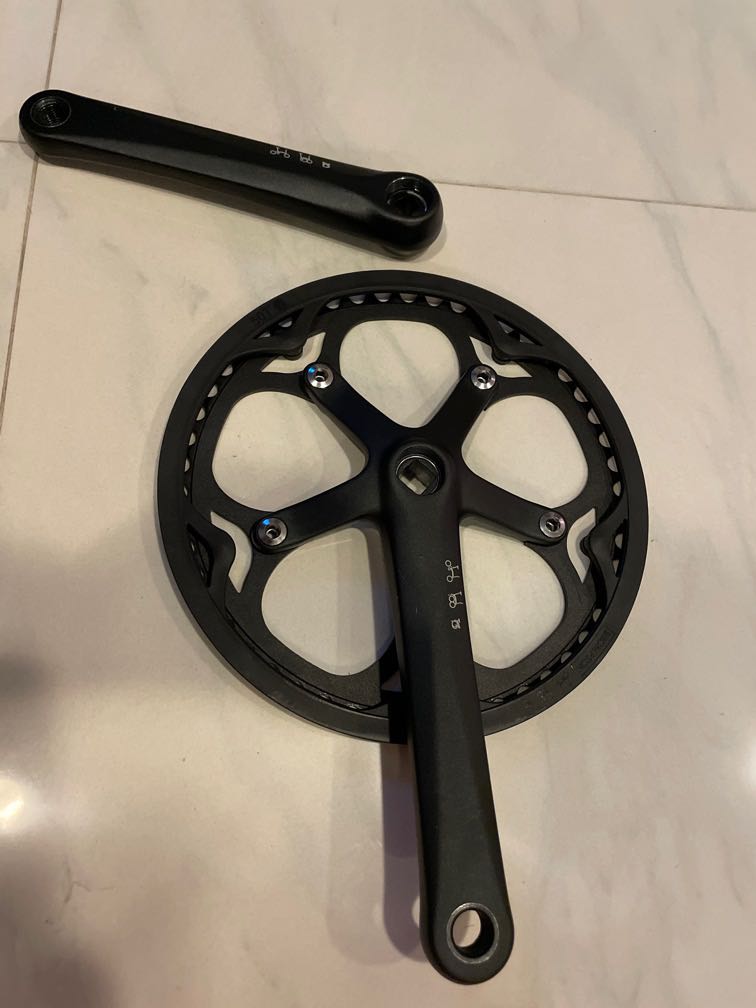 Brompton Chain Ring & Arms (Black Edition), Sports Equipment, Bicycles ...