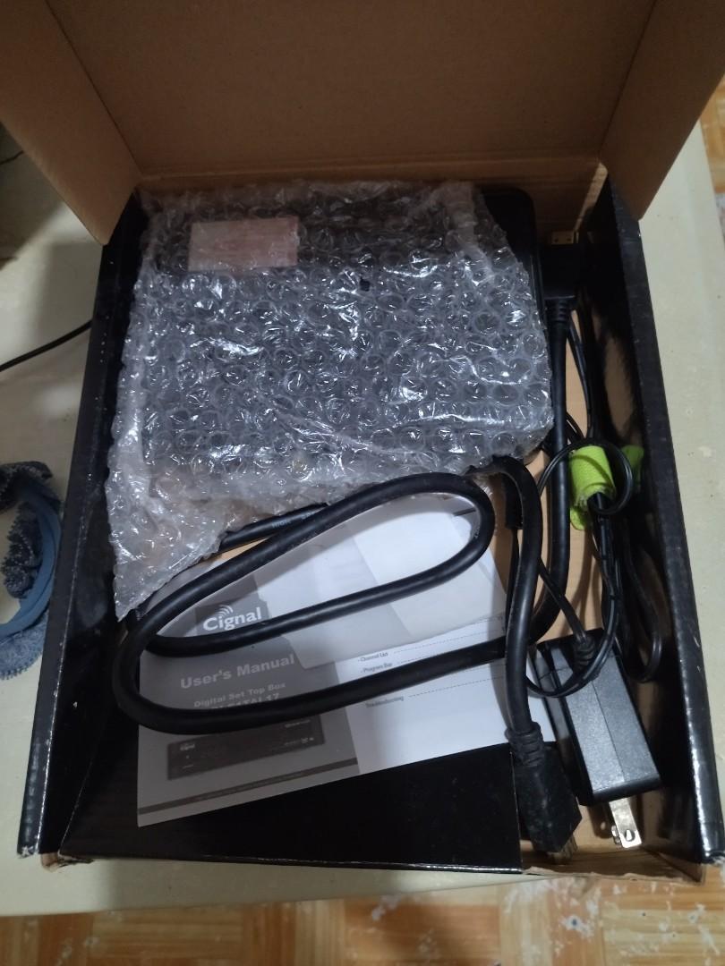 Cignal digital tv box, TV & Home Appliances, TV & Entertainment, TV ...