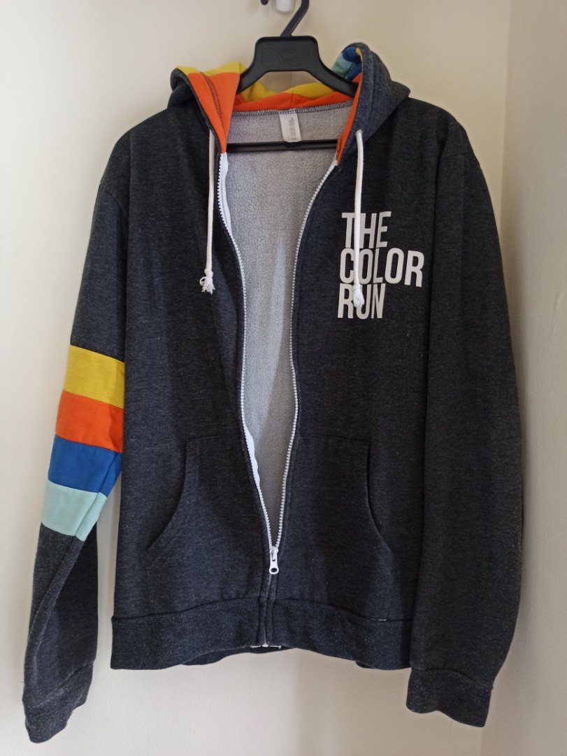 Color Run Jacket, Men's Fashion, Coats, Jackets and Outerwear on Carousell