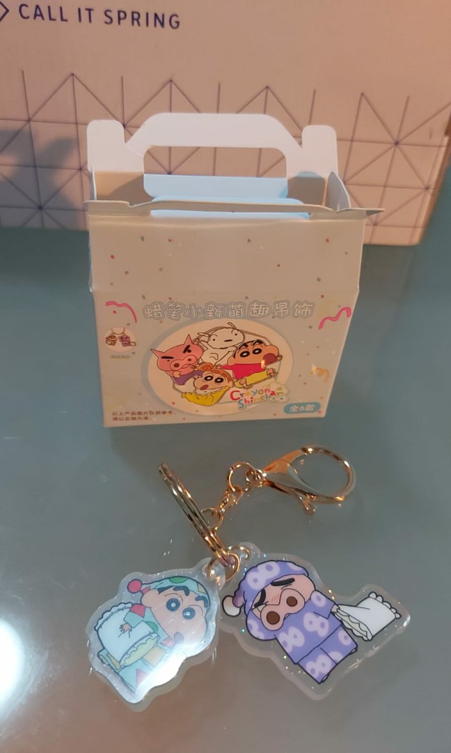 Crayon Shin Chan Keychains, Hobbies & Toys, Toys & Games on Carousell