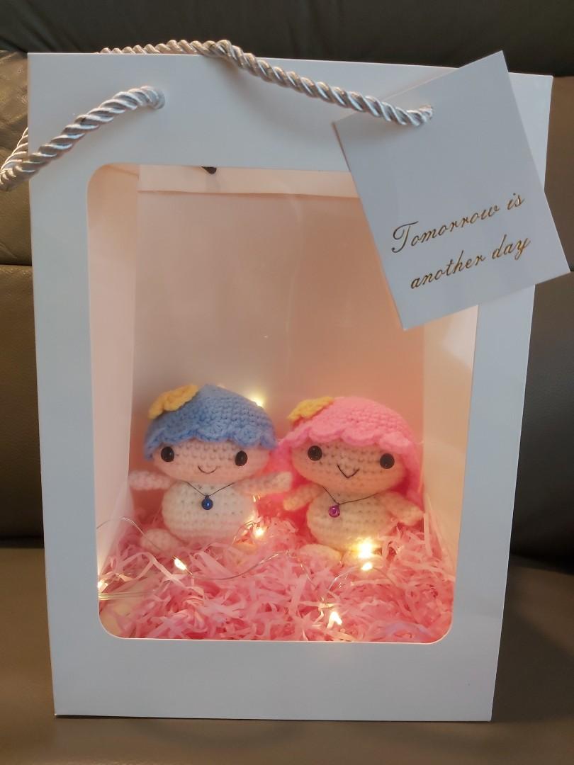 (Sold out) - (Promotion - 10% disc) - Crochet couple gift set, Hobbies ...