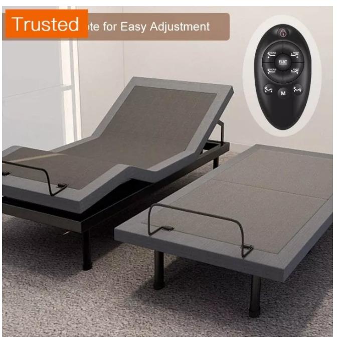 Customize Split Electrical Bed Frame, Memory Foam/Latex Mattress ...