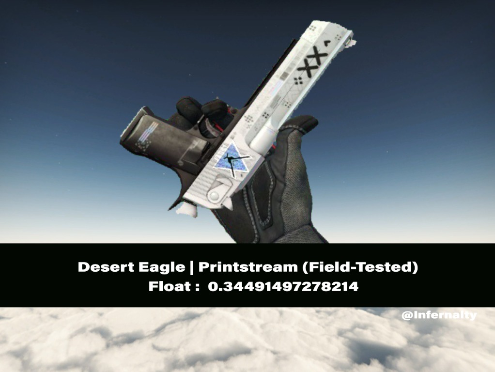 Desert Eagle Printstream FT CSGO SKINS KNIVES, Video Gaming, Gaming ...