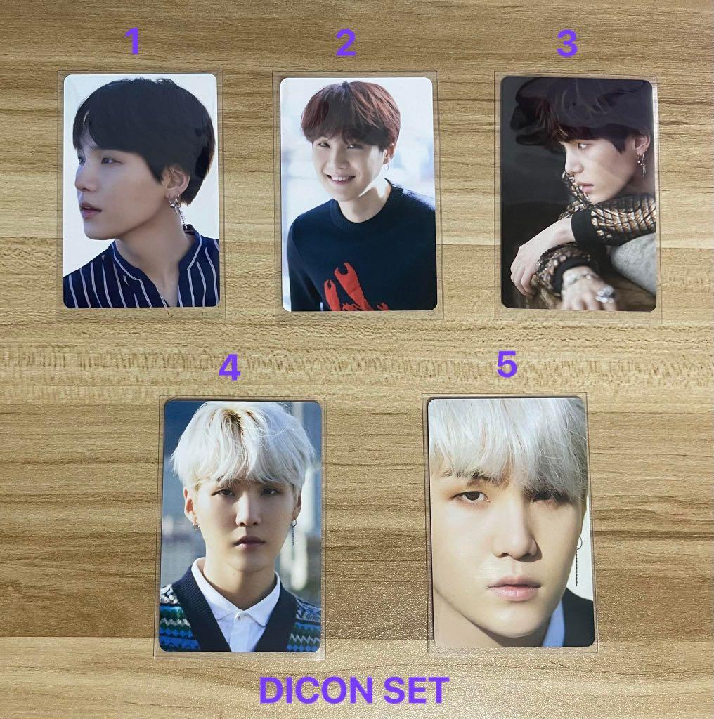 DICON PHOTOCARD 101 BTS YOONGI SUGA, Hobbies & Toys, Memorabilia ...