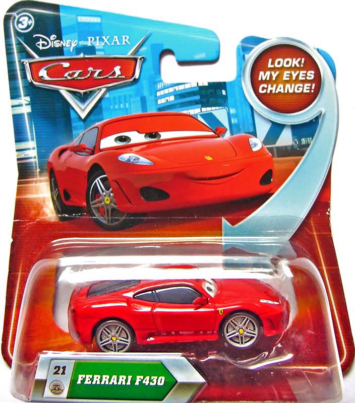 Disney Pixar cars Mattel Ferrari F430 with lenticular eye, Hobbies ...