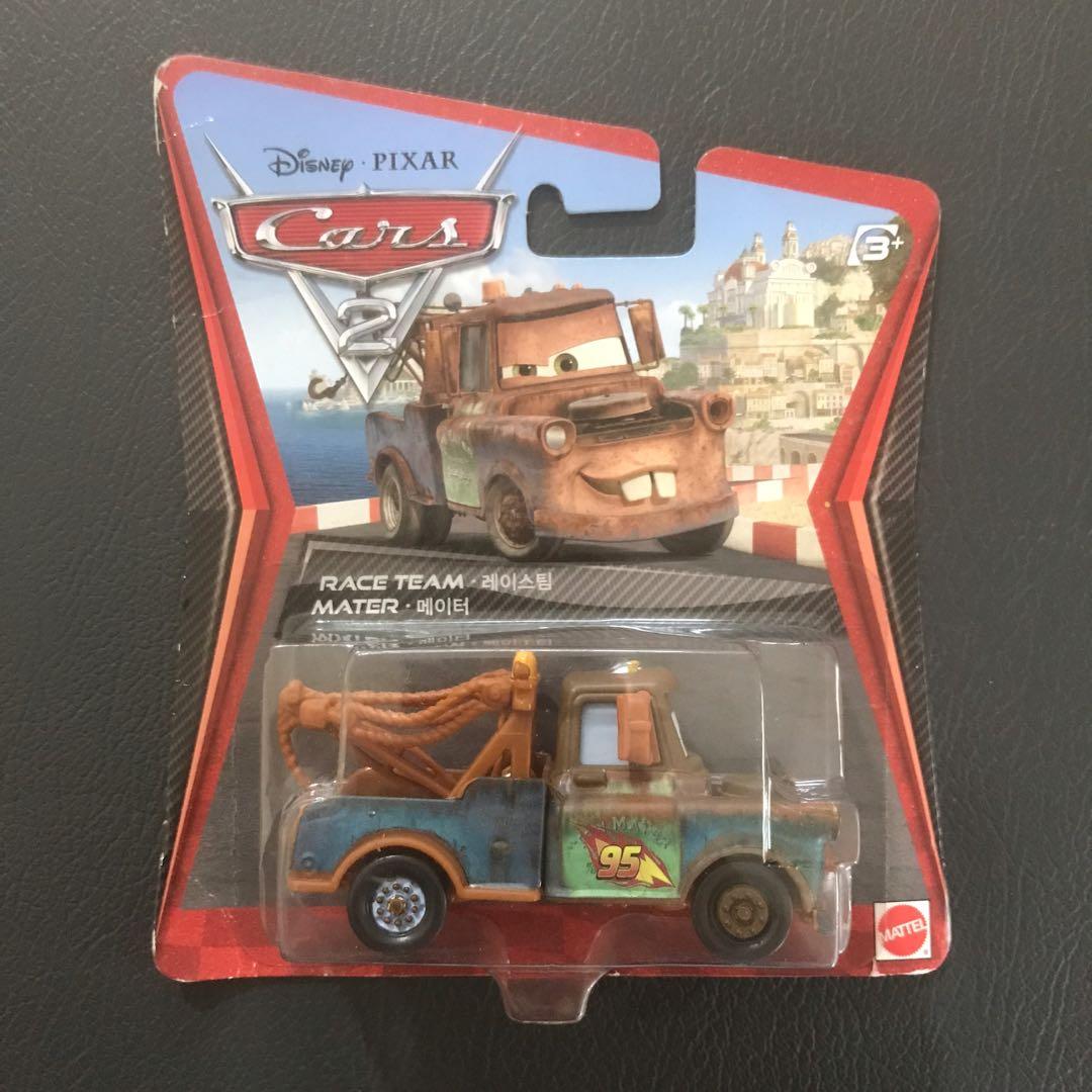 Disney Pixar Cars Mattel Race Team Mater international card, Hobbies ...